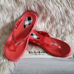 Burberry | Shoes | Burberry Jelly Sandals | Poshmark